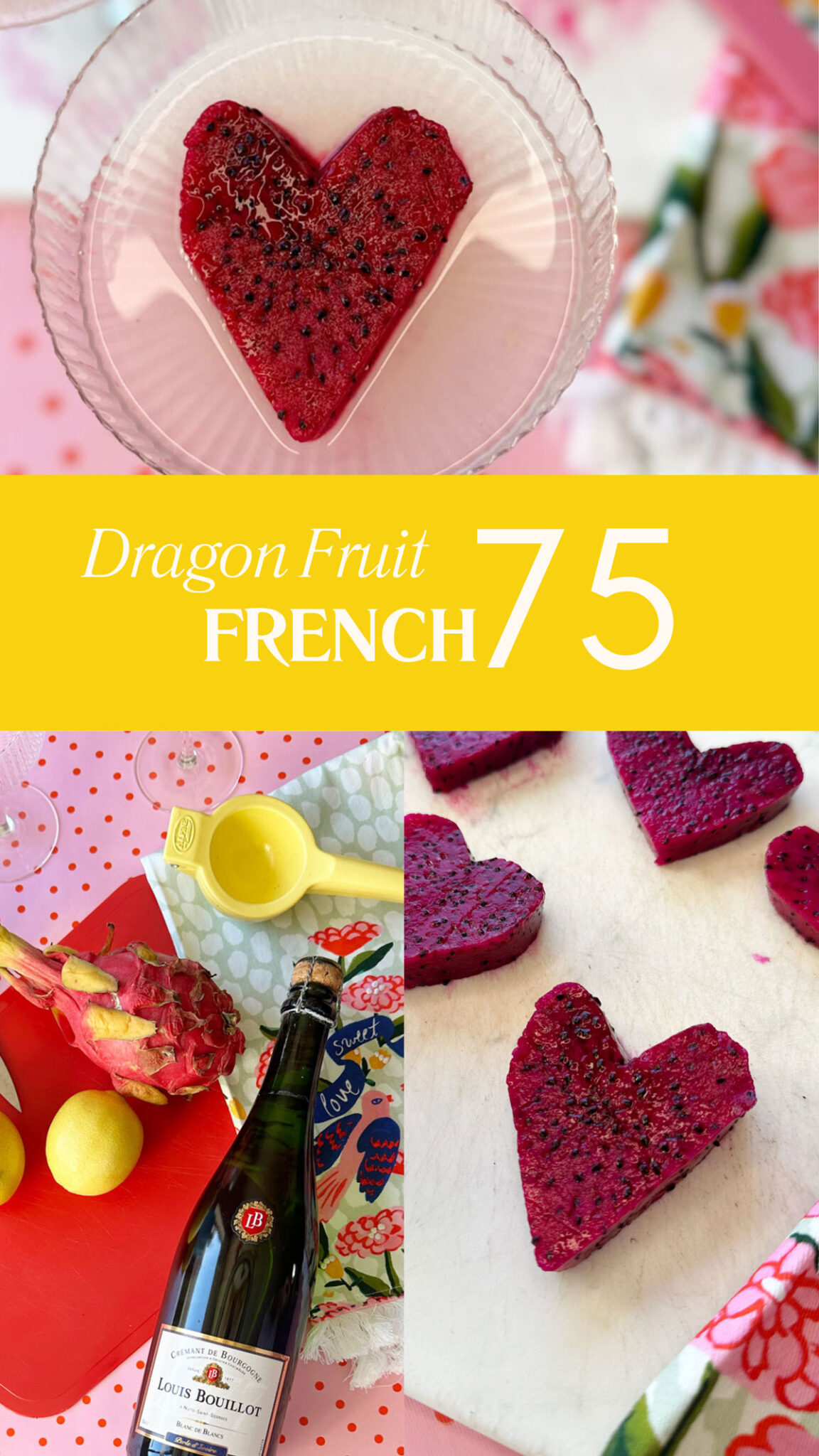 Dragon Heart French 75 - Pink Pop Party