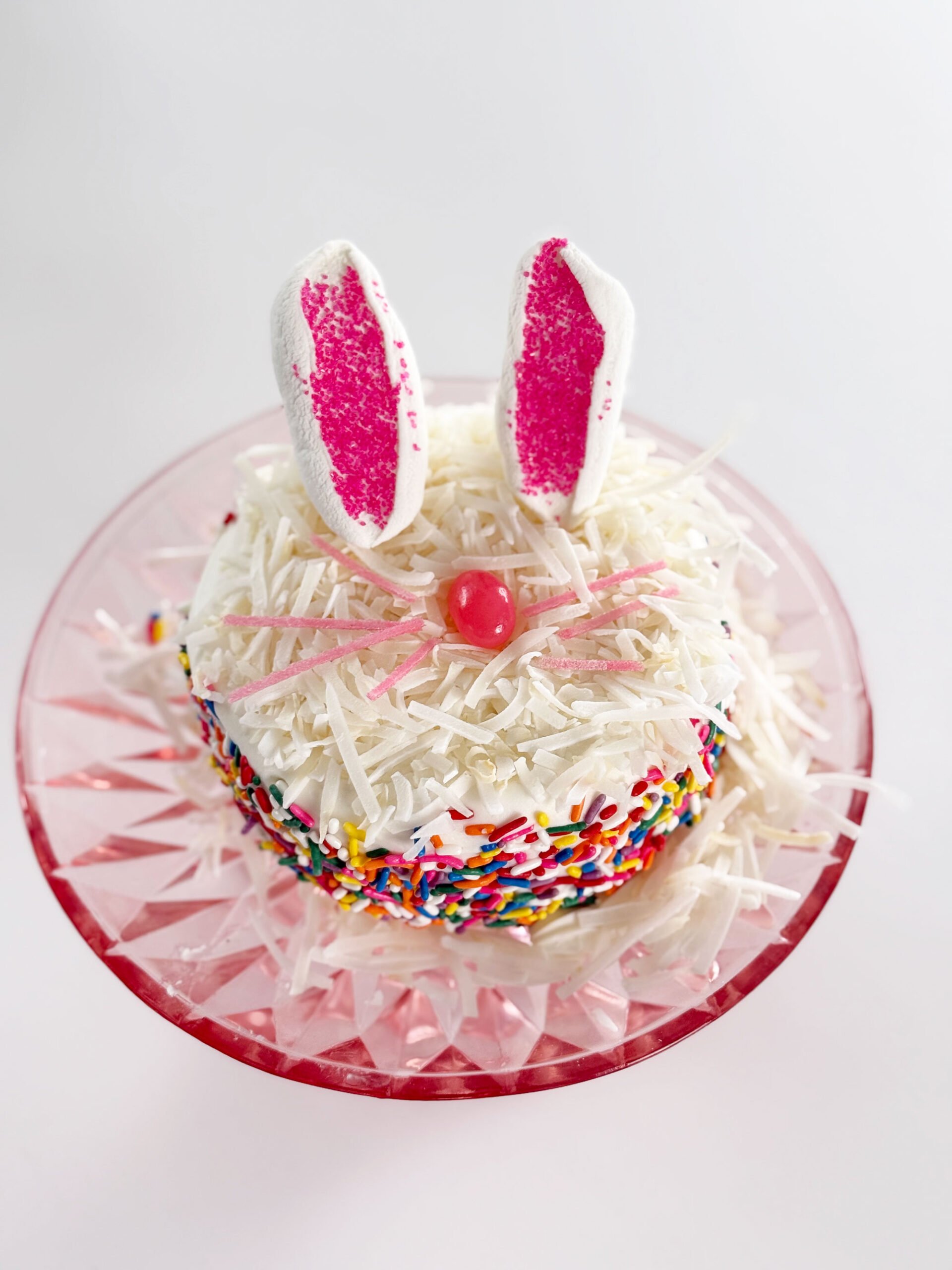 Easy Bunny Cake For Easter - Pink Pop Party