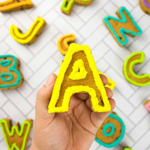 ABC Alphabet Letter Cookies Recipe - Pink Pop Party