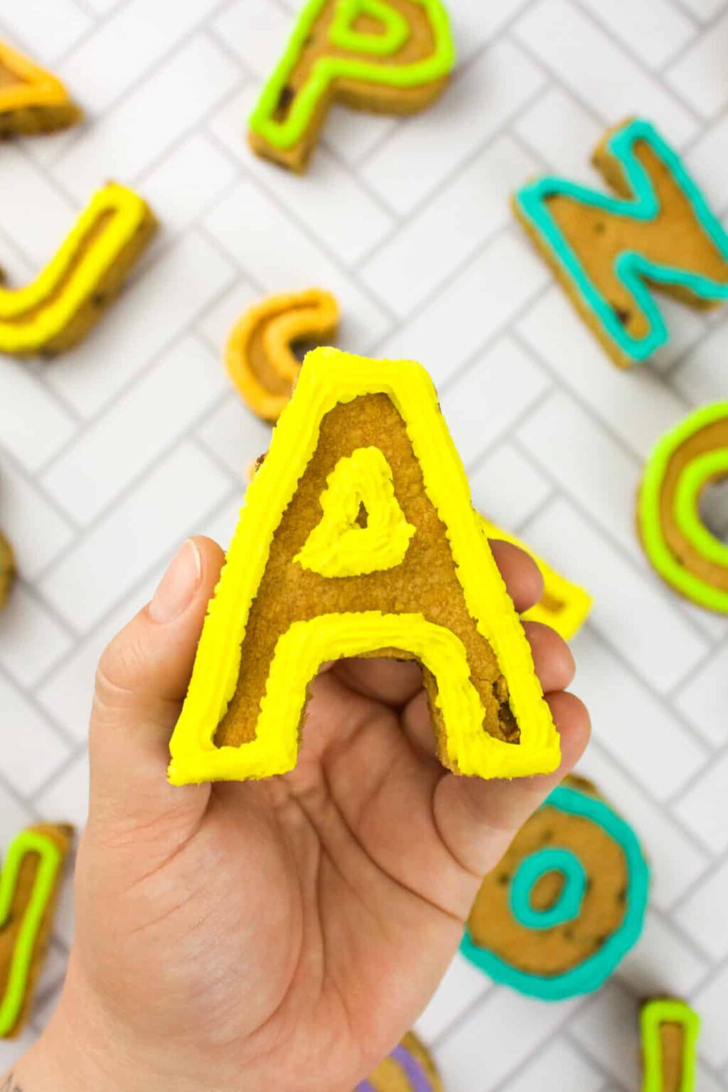 ABC Alphabet Letter Cookies Recipe - Pink Pop Party