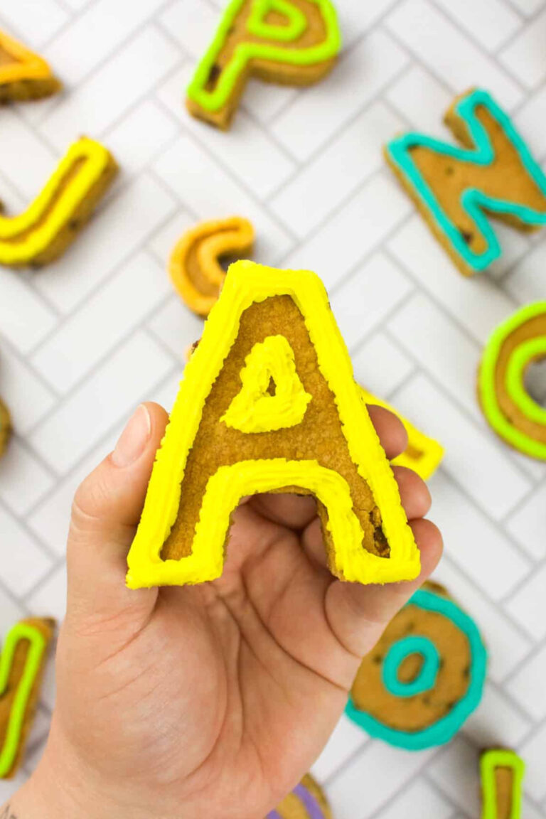 ABC Alphabet Letter Cookies Recipe - Pink Pop Party