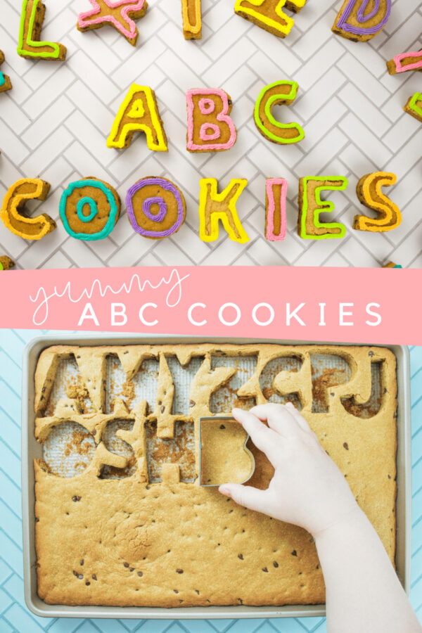 ABC Alphabet Letter Cookies Recipe - Pink Pop Party